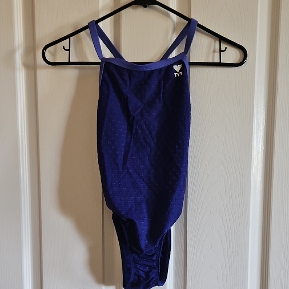 TYR | Swim | Tyr Blue One Piece Swimsuit With Highcut Design | Poshmark